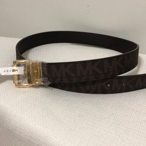 Michael Kors | Accessories | New Mk Reversible Brown Belt Logo | Poshmark